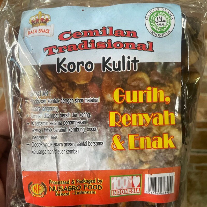 Jual Koro Kulit | Koro | Cemilan Koro | Koro Tradisional | Jajanan Koro ...