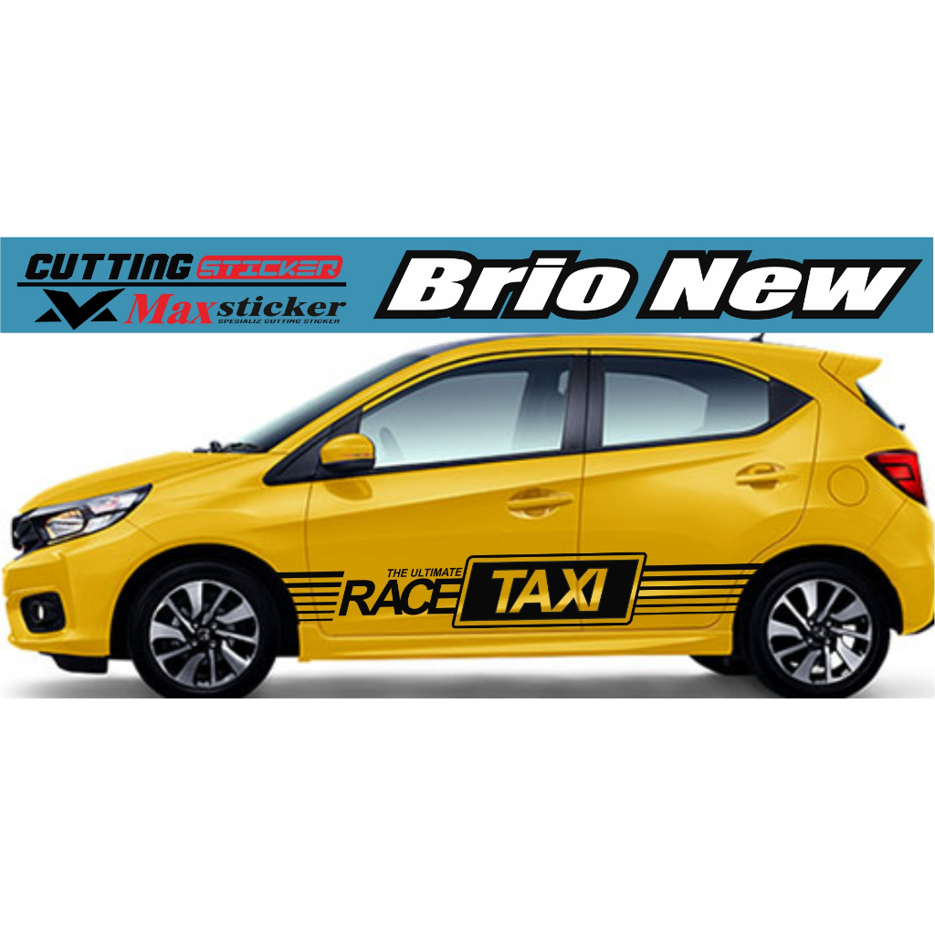 Jual Sticker Brio TAXI Race | Shopee Indonesia