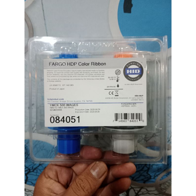 Jual Ribbon Color Fargo YMCK 84051 / Fargo / 84051 / YMCK 84051 / Fargo HDP5000 / Ribbon Fargo ...