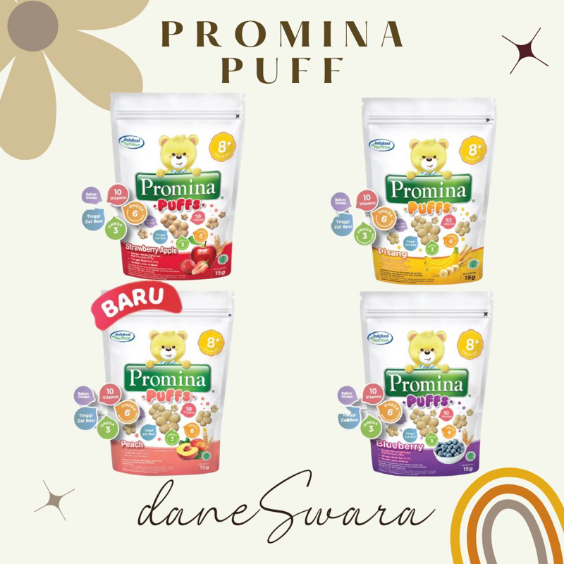 Jual Promina Puffs Puff Snack MPASI Bayi 15 g | Shopee Indonesia