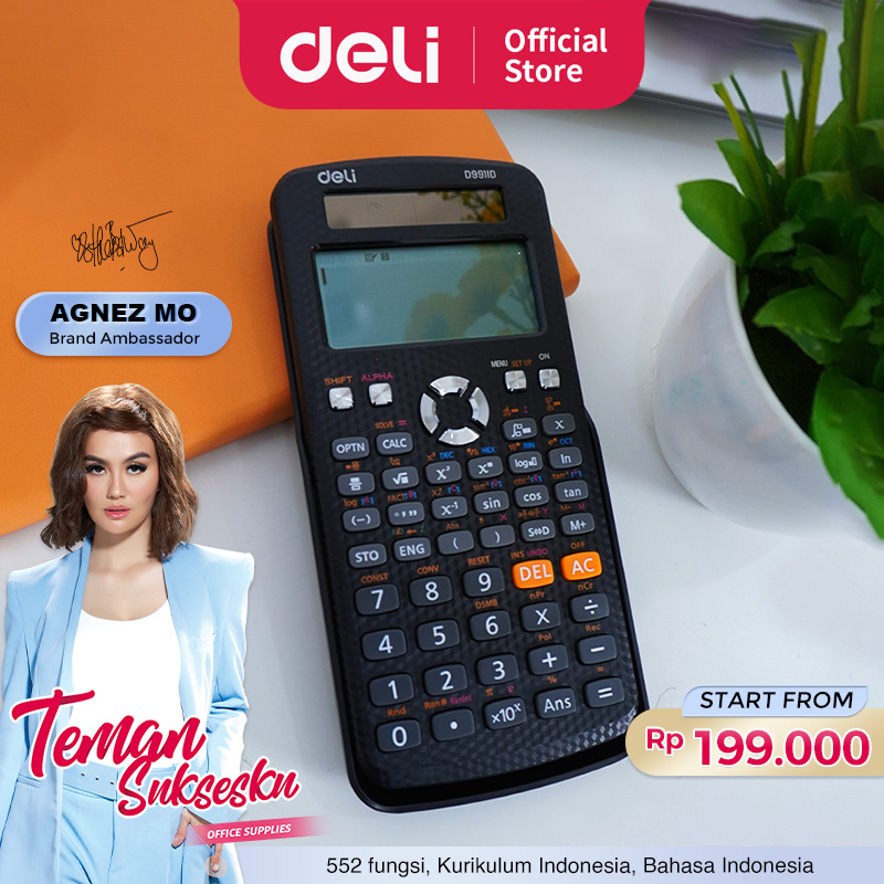 Jual Deli Kalkulator Ilmiah / Kalkulator Sekolah / Scientific ...
