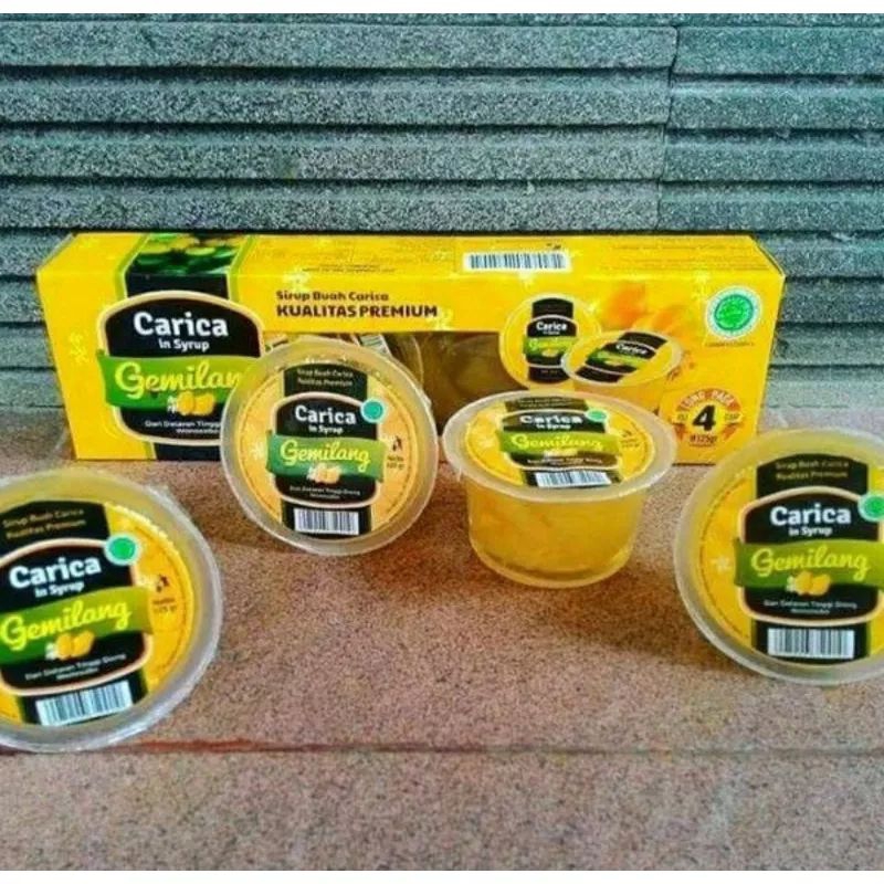 Jual manisan carica dieng khas wonosobo isi 4 cup | Shopee Indonesia