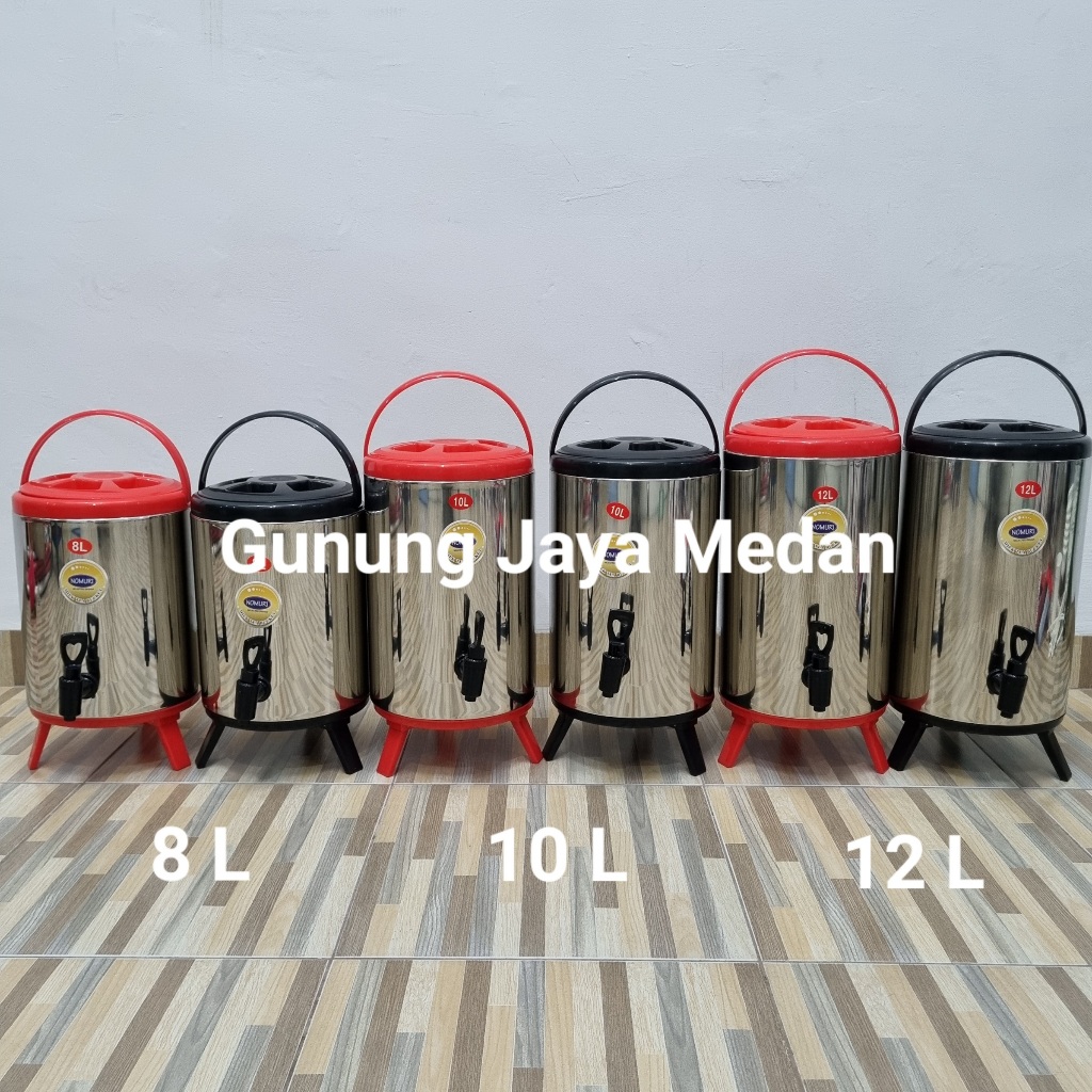 Jual Milk Tea Bucket Tempat Kopi Teh Panas Stainless Higenis Tahan ...