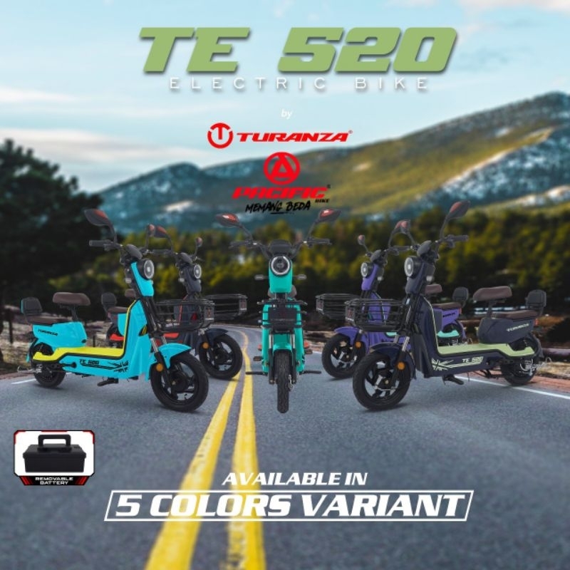 Jual E-BIKE / Sepeda listrik Merk Turanza By Pacific TE 520 | Shopee ...