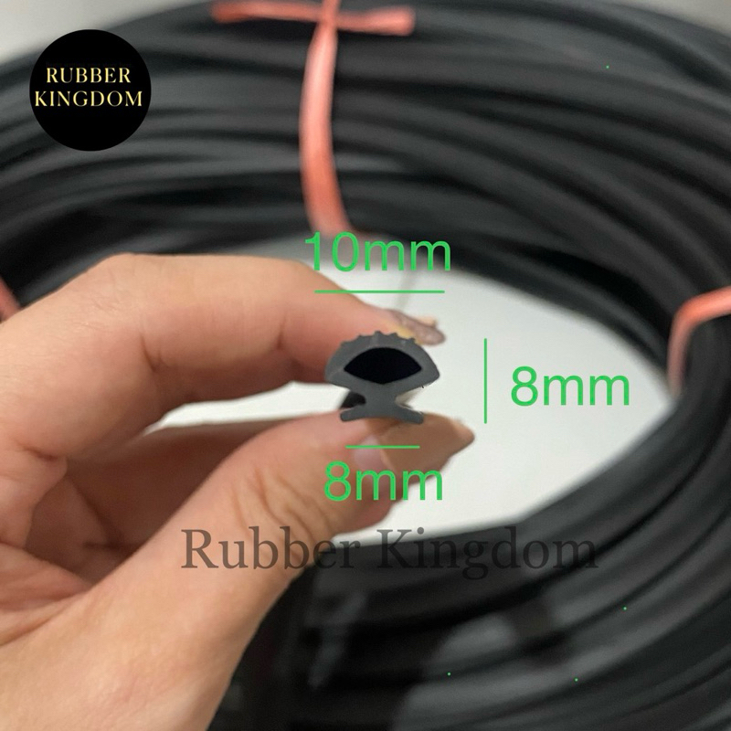 Jual KARET SKONENG 107 BUMPER JENDELA PINTU KUSEN ALUMINIUM | Shopee ...