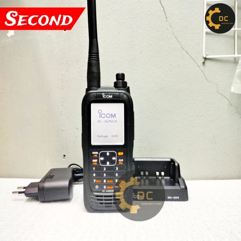 Jual HT Icom IC-A25CE Air Band Second Original | Shopee Indonesia