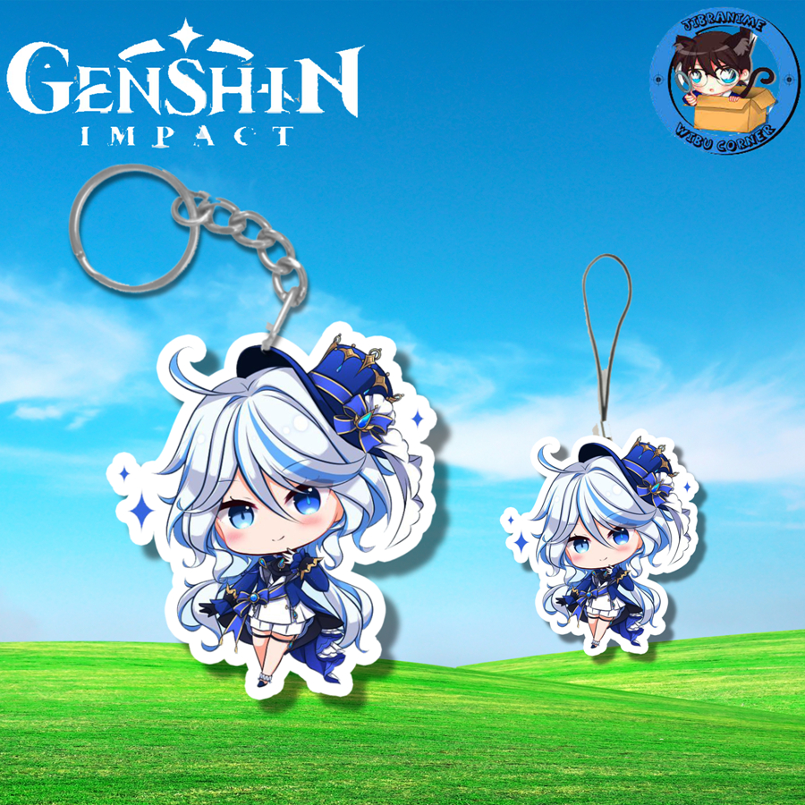Jual Gantungan kunci akrilik furina genshin impact/costum | Shopee Indonesia