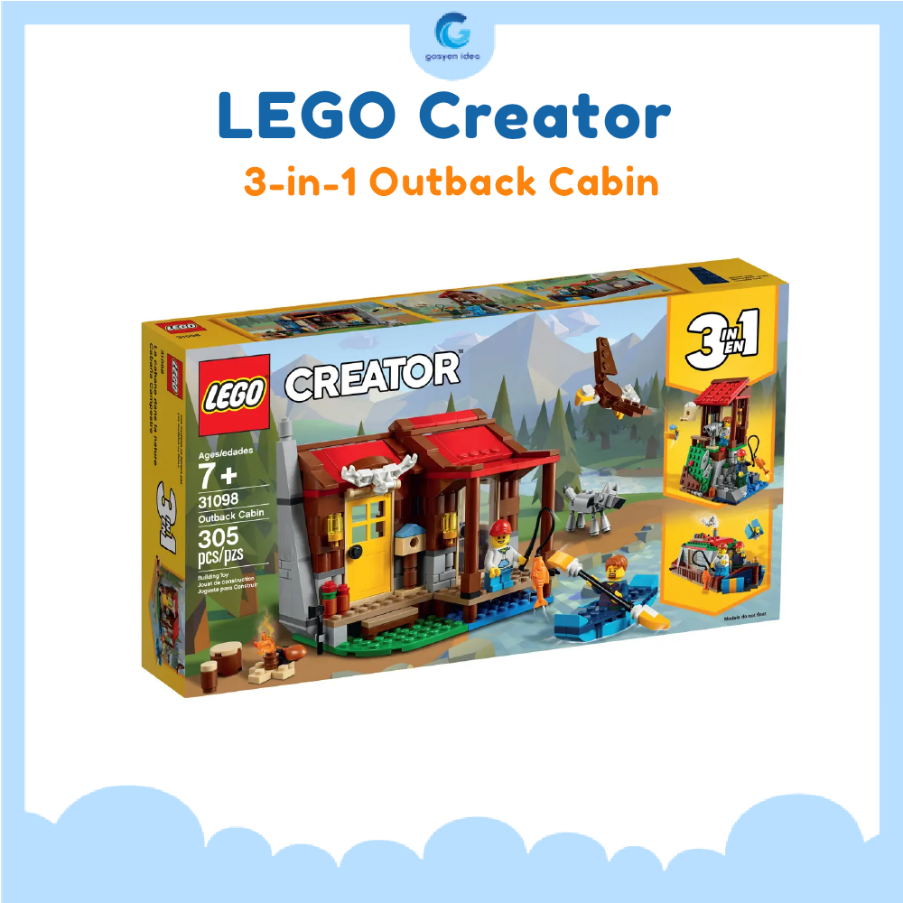 Jual LEGO 3in1 Creator Outback Cabin 31098 | Shopee Indonesia