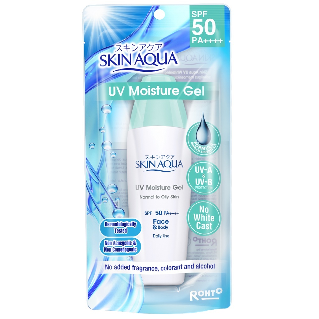 Jual Skin Aqua Uv Moisture Gel Spf 50 Pa 40gr Shopee Indonesia
