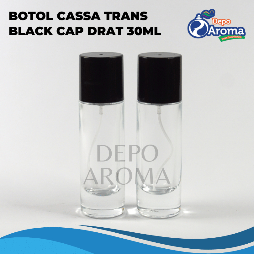 Jual Botol Parfum Cassa Trans Tutup Hitam Drat 30ml | Shopee Indonesia