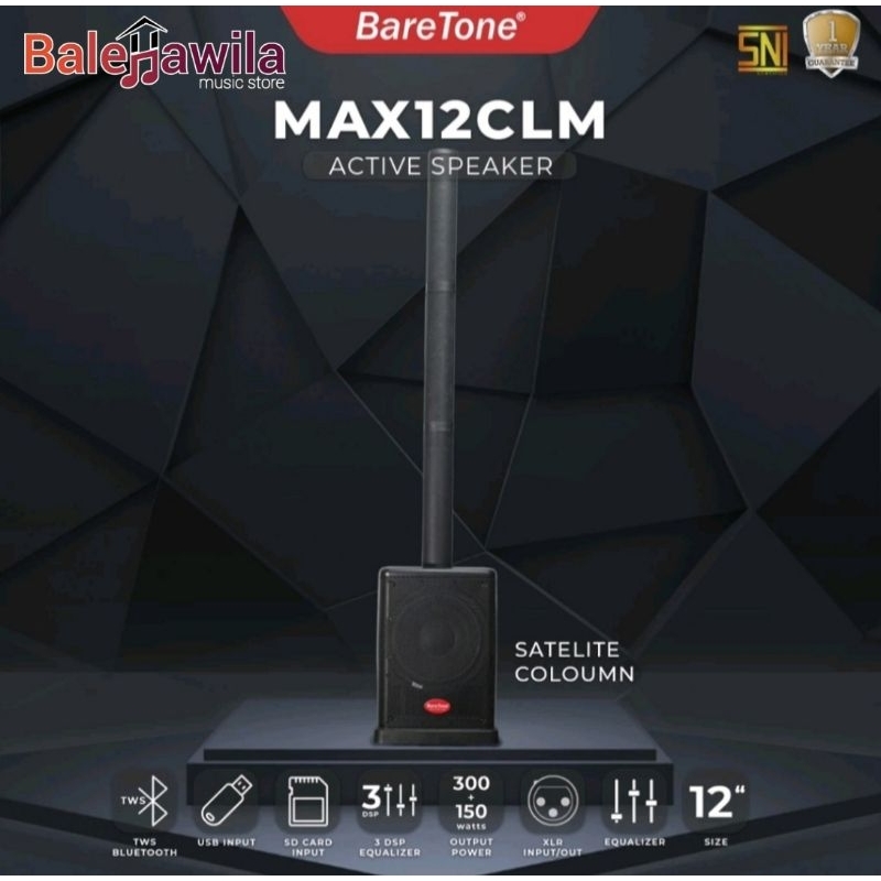Jual Speaker Baretone MAX12CLM MAX 12 CLM Satelite Column 12in ...