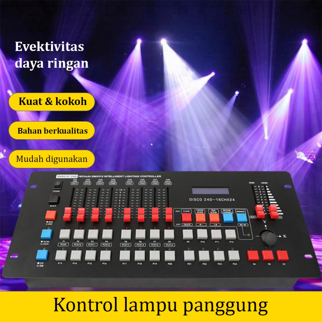 Jual Mixer Lighting Controller DMX240 Mikser disko 240 | Shopee Indonesia