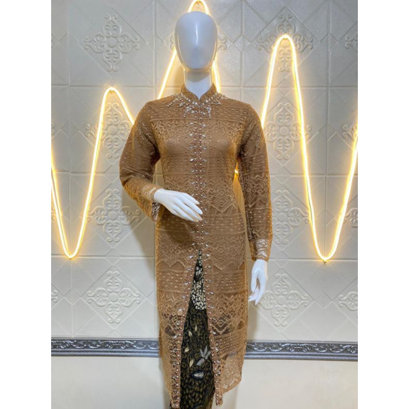 Jual Shanghai Burkat Payet/Kebaya Burkat/Kebaya Modern/Kebaya Wisuda ...