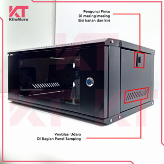 Jual Wallmount Rack 4U, Rak Server Single Door 4U K&K | Shopee Indonesia