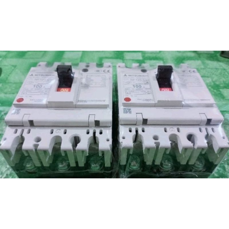 Jual Breaker Mitsubishi Nf 125-CW 100A 220v | Shopee Indonesia