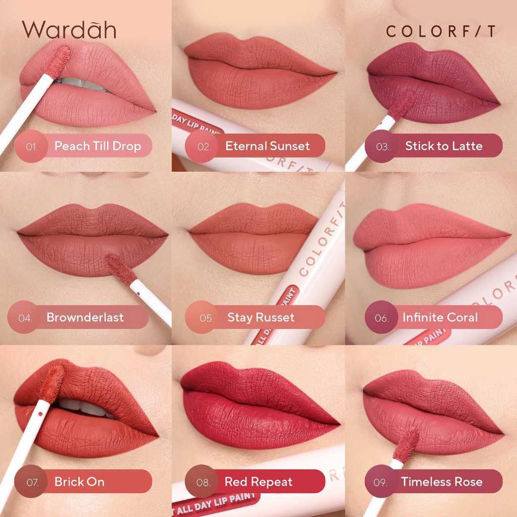 Jual WARDAH Colorfit Last All Day Lip Paint | Shopee Indonesia