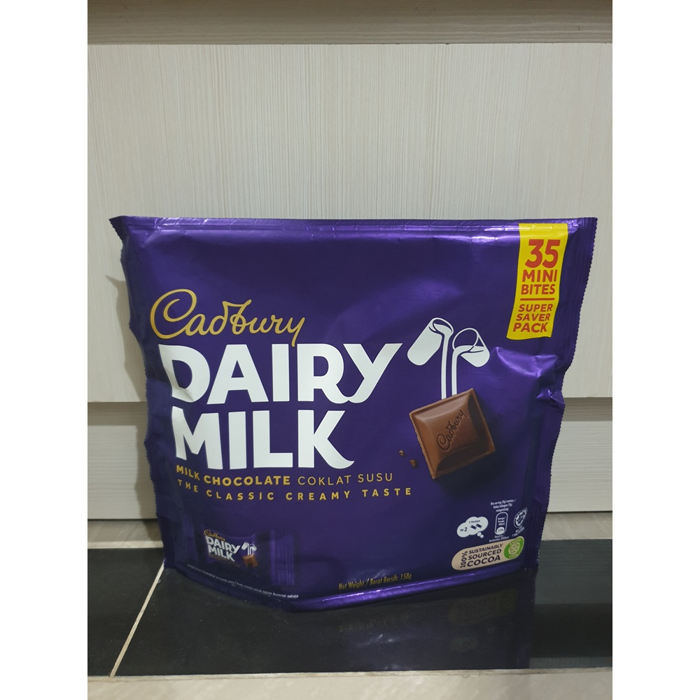 Jual COKELAT CADBURY DAIRY MILK ISI 35 BITES | Shopee Indonesia