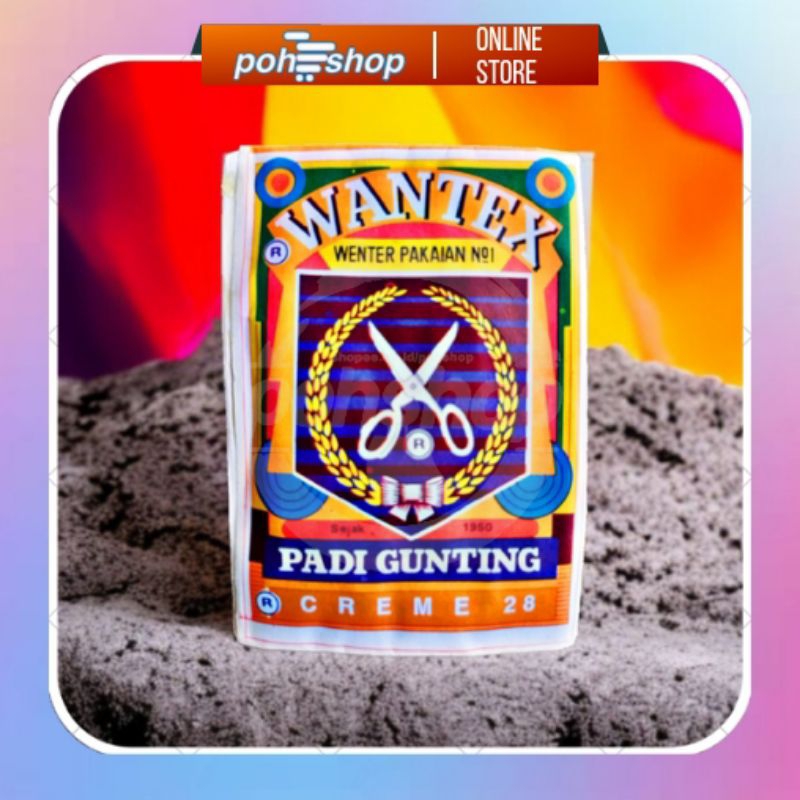 Jual Wantex Cap Padi Gunting 28 Creme | Shopee Indonesia