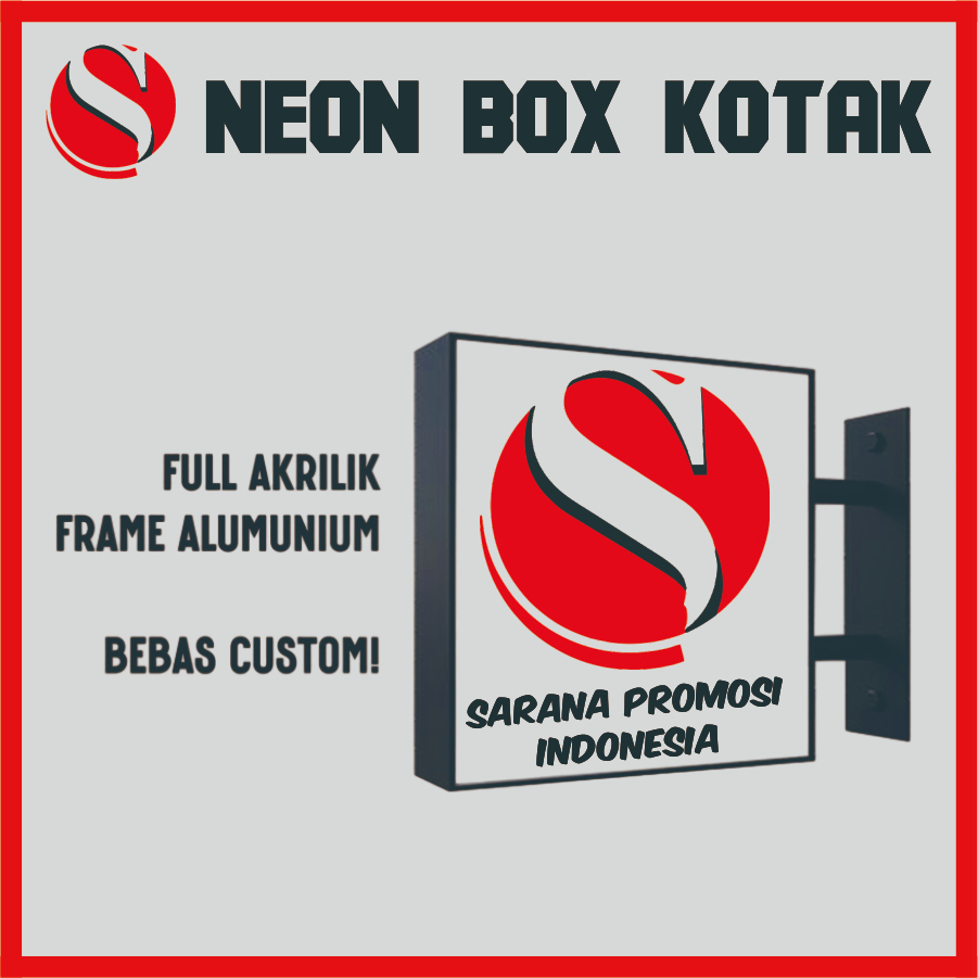 Jual Neon Box Kotak / Neon Box Murah / Neon Box Custom | Shopee Indonesia