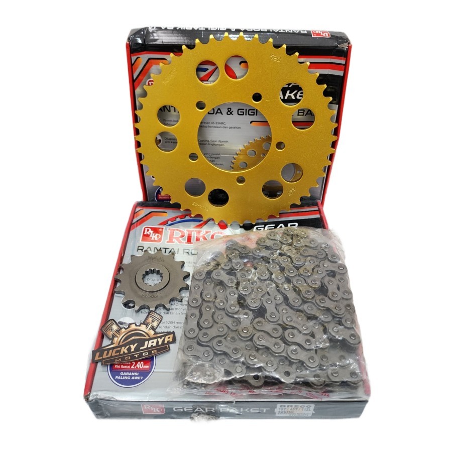 Jual Gearset girset chainkit gear gir set rantai Suzuki Inazuma 250 ...