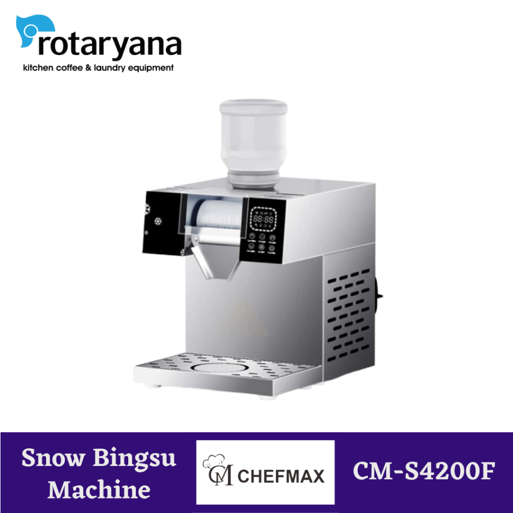 Jual Korean Snow Ice Bingsu Machine CHEFMAX CM-S4200F Smart Air Cooled ...