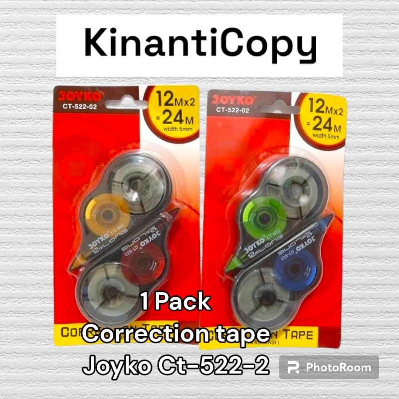 Jual Correction tape Joyko CT-522-2/Tipe x Kertas | Shopee Indonesia