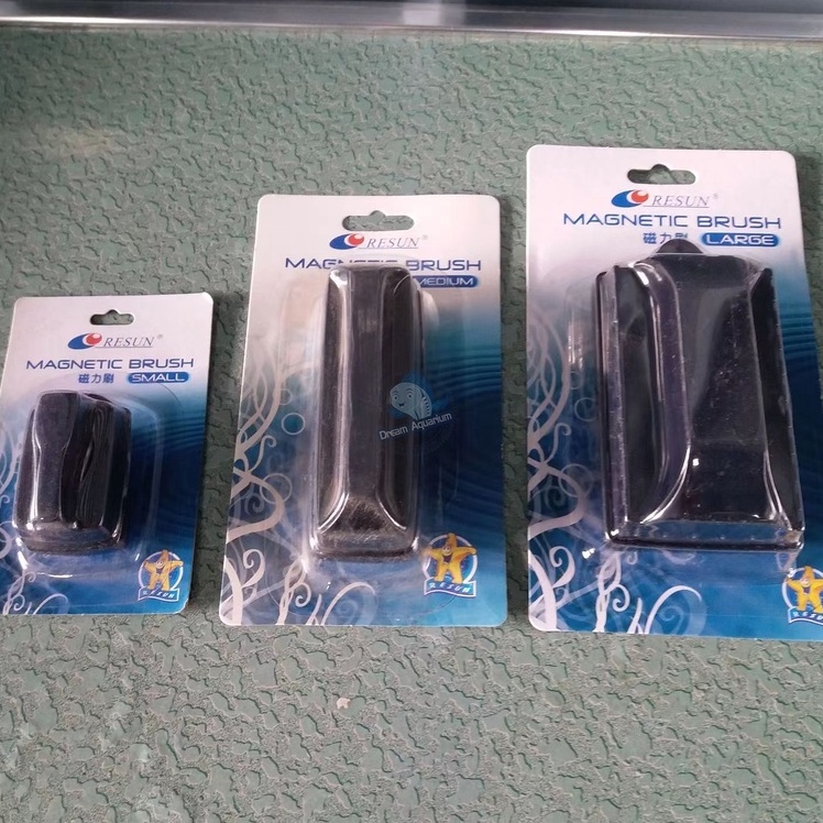 Jual Resun Sikat Magnet Pembersih Lumut Kaca Aquarium S M L Magnetic ...