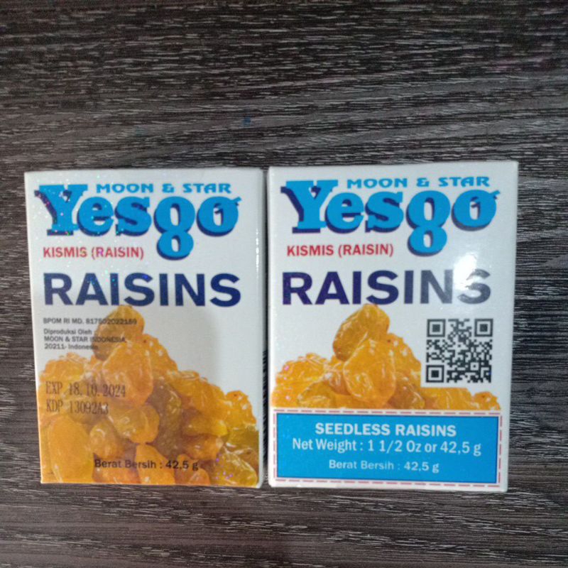 Jual Manisan Kismis Raisin kuning Yesgo Buah Jadul 42gram | Shopee ...