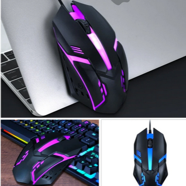 Jual Mouse Kabel Gaming X1 IFOX LED Cable Mouse Game RGB Colorful 7 LED ...