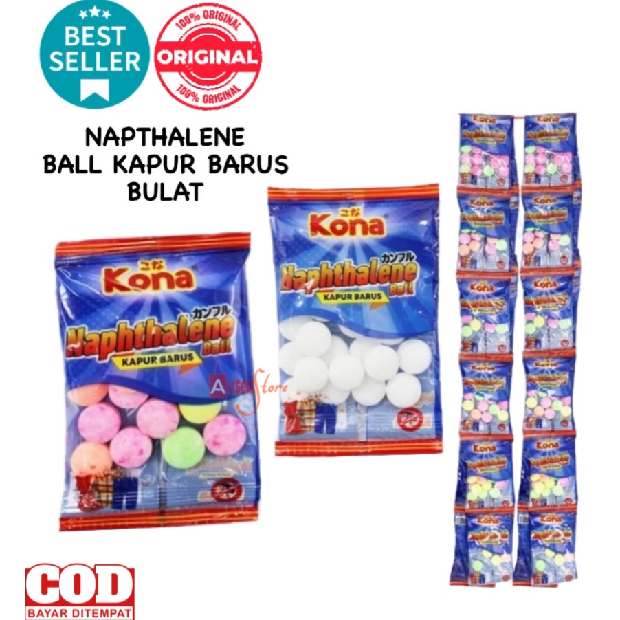 Jual (BISA COD) PROMO Kamper Kapur Barus Bulat / Toilet Ball / Kamper ...