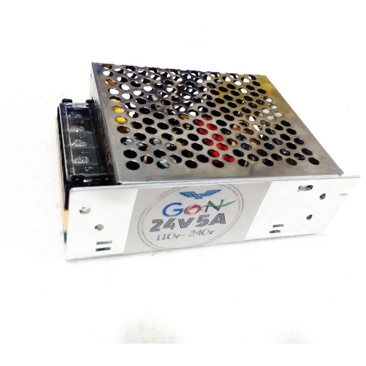 Jual Jual mini slim tipis taiwan switching power supply 24v 5a travo trafo adaptor 24 volt 5 ...