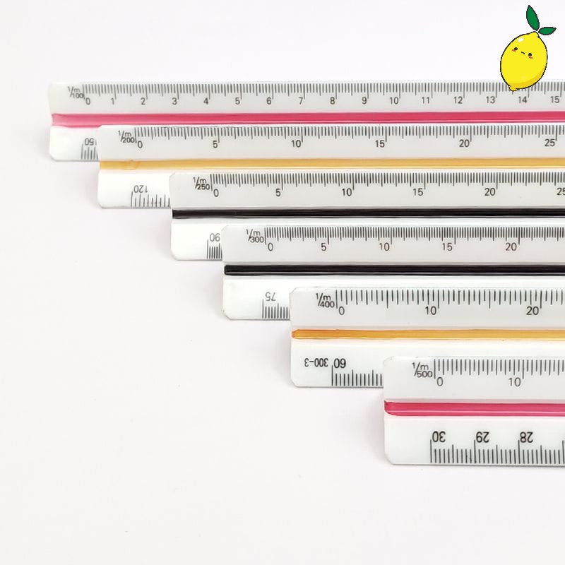 Jual Penggaris Skala Moree / Scale Ruler K-3 & K-4 | Shopee Indonesia