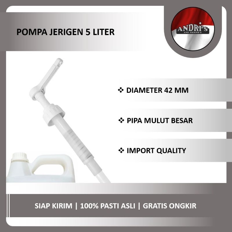 Jual 42 mm Pump Untuk Jerigen 5 Liter (Mulut Besar) | Shopee Indonesia