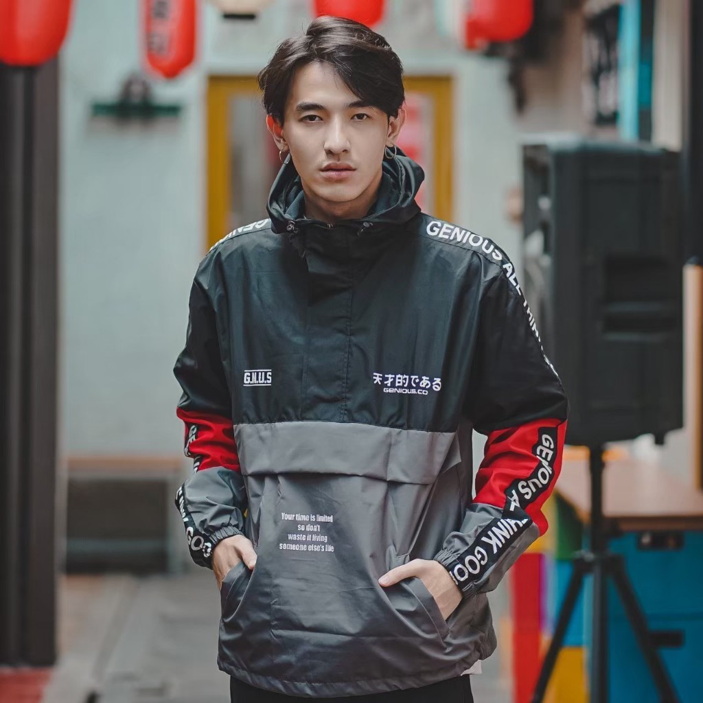 Jual Jaket Cagoule Pria Original - Jaket Murah - Jaket Kantong Doraemon ...