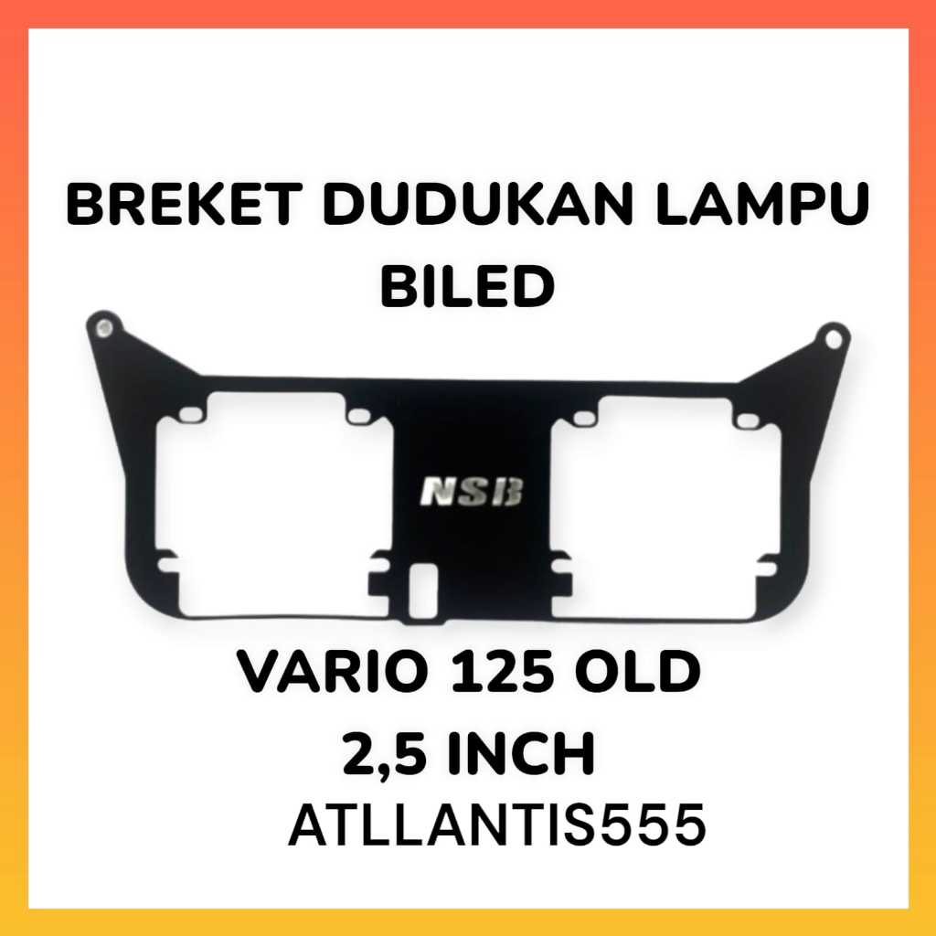 Jual BRACKET BILED NSB BREKET DUDUKAN LAMPU PROJIE BILED NSB 2,5 INCH ...