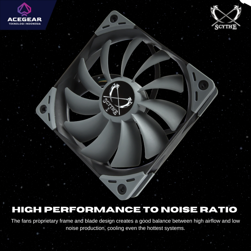 Jual SCYTHE KAZE FLEX 120 1200 RPM - Silent Fan Case | Shopee Indonesia