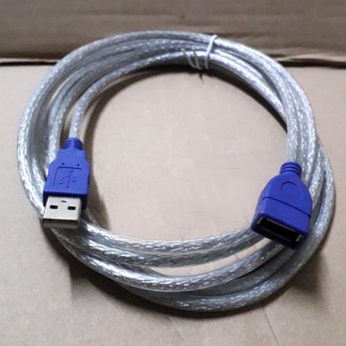 Jual KABEL USB PERPANJANGAN / USB EXTENSION 2.0 PANJANG 1,5M / 3M / 5M ...
