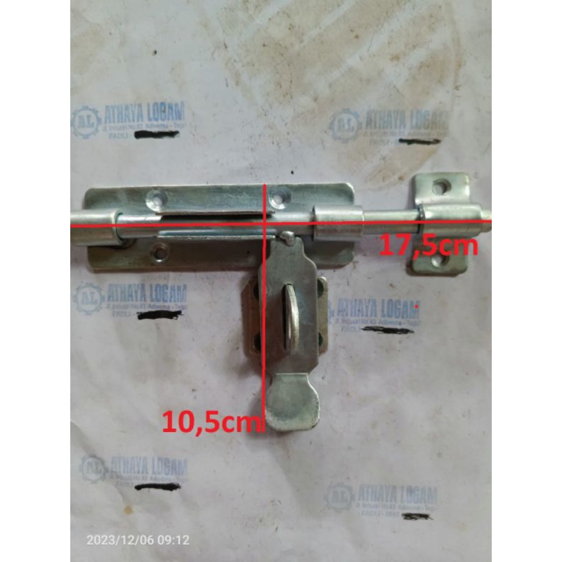 Jual grendel slot samping pintu pagar besi | Shopee Indonesia