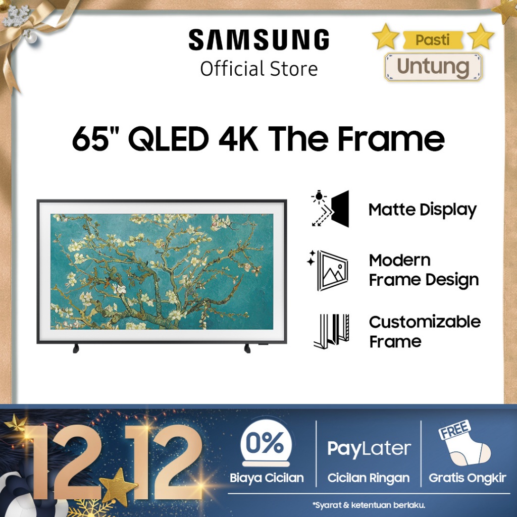 Jual Samsung Lifestyle Smart TV The Frame 65 inch LS03B QLED 4K ...