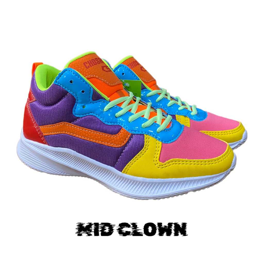 Jual CHOSAMON Mid Top Clown Badut - Sepatu Olahraga Senam Zumba ...