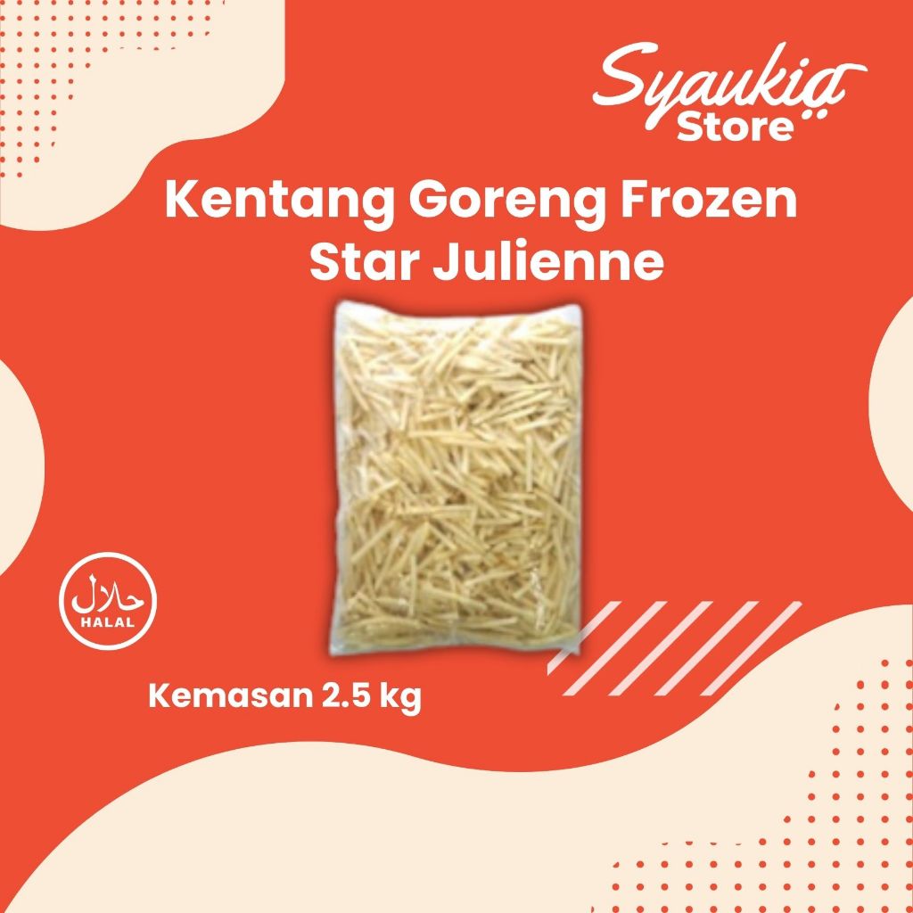 Jual Kentang Goreng Frozen 2.5 Kg Kentang Beku Untuk Cafe dan Restoran ...