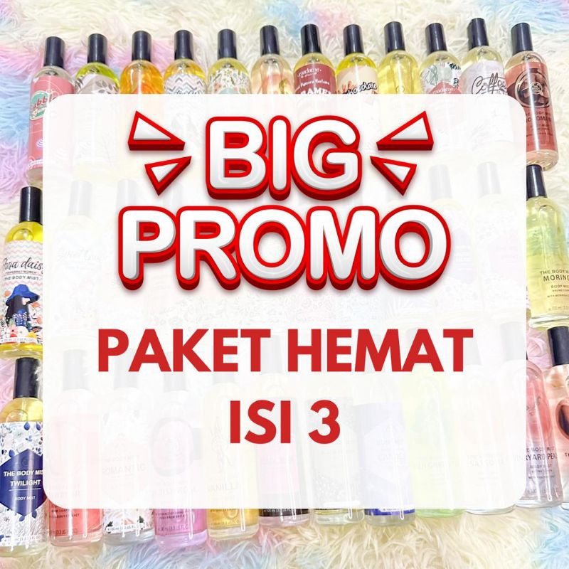 Jual PAKET HEMAT ISI 3 RANDOM PARFUM 100ML | Shopee Indonesia