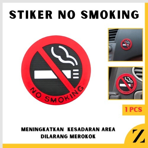 Jual Sticker No Smoking Stiker Dilarang Merokok Tempelan Dinding Rumah ...