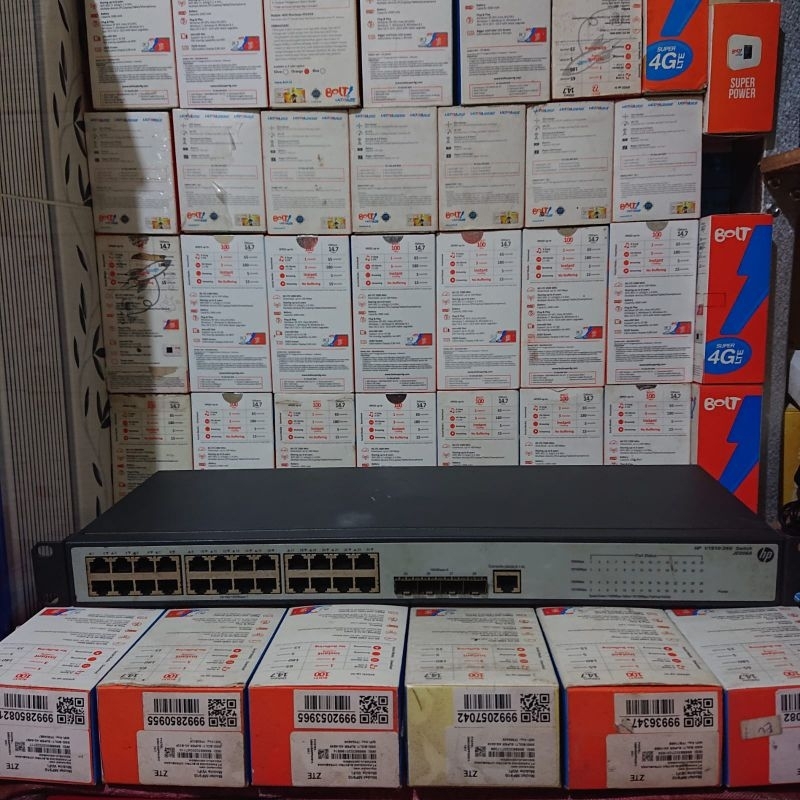 Jual SWITCH HUB ( MANAGEABLE )HP V1910-24G(Gigabit)Switch J9006A [10 ...