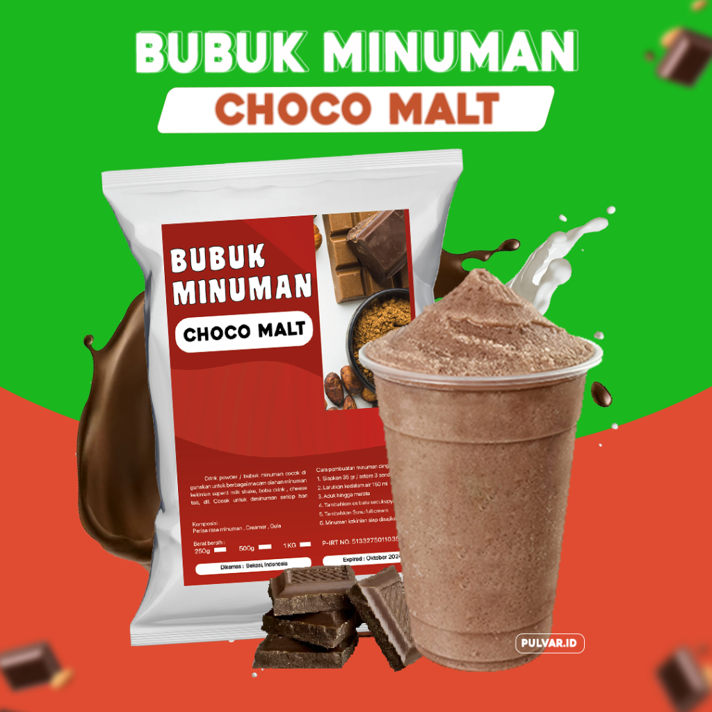 Jual BUBUK MINUMAN RASA CHOCO MALT / SERBUK MINUMAN RASA CHOCO MALT ...