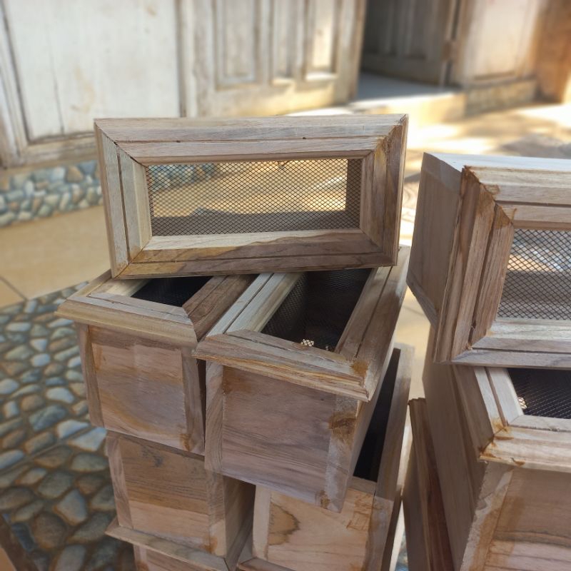 Jual Roster Kayu Jati 25 x 15cm minimalis, Loster Kayu Jati Lis Double ...