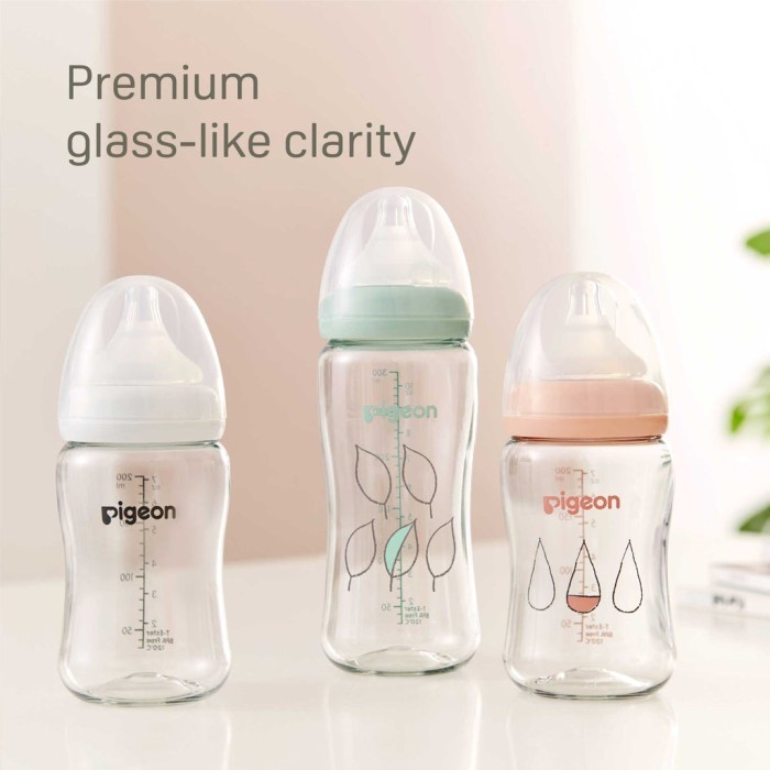 Jual Pigeon bottle T-Ester Wide Neck Premium / Botol Susu Bayi | Shopee Indonesia