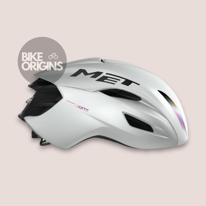 Jual Helmet Met MANTA MIPS White Holographic Glossy - Helm Road Bike | Shopee Indonesia