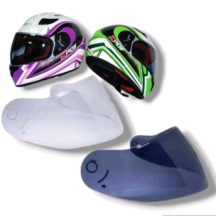 Jual (VIX) Visor X-Pot W700 Dan M Helmet Full Face all Varian Xpot ...