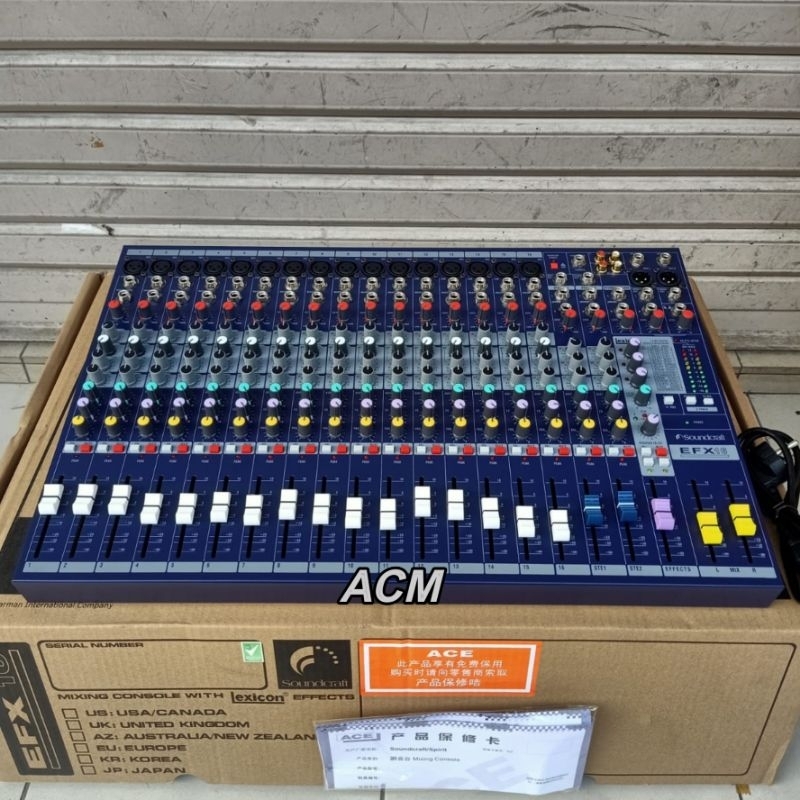 Jual MIXER SOUNDCRAFT EFX16 EFEK LEXICON MIXER 16 CHANNEL EFX 16 ...